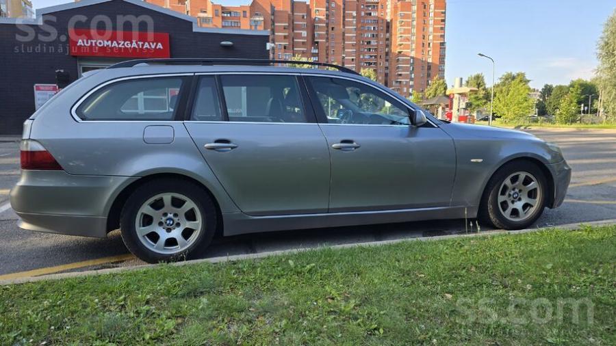 Grey BMW 525 2004 in Riga, with an engine capacity of 2.50 L and mileage of 356 thousand km for 2000 €, photo 4 on AUTOMOTO.COM.LV