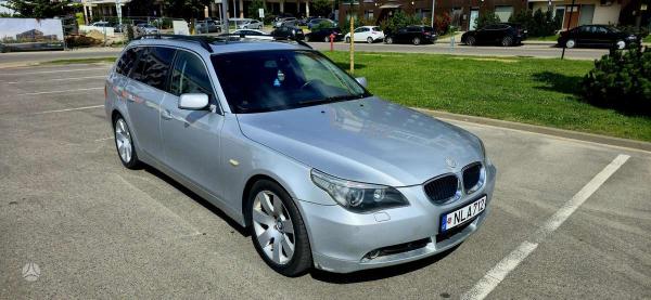 Pelēks BMW 525 2004 Viļņa, ar dzinēja tilpumu 2.50 L un nobraukumu 345 tūkst. km par 1999 €, foto 2 vietnē AUTOMOTO.COM.LV