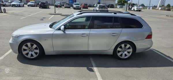 Pelēks BMW 525 2004 Viļņa, ar dzinēja tilpumu 2.50 L un nobraukumu 345 tūkst. km par 1999 €, foto 3 vietnē AUTOMOTO.COM.LV