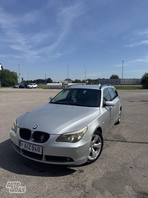 Pelēks BMW 525 2004 Klaipėda, ar dzinēja tilpumu 2.50 L un nobraukumu 280 tūkst. km par 1850 €, foto 1 vietnē AUTOMOTO.COM.LV