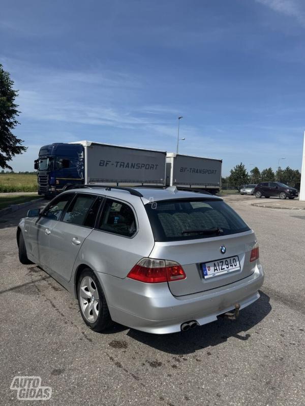 Pelēks BMW 525 2004 Klaipėda, ar dzinēja tilpumu 2.50 L un nobraukumu 280 tūkst. km par 1850 €, foto 6 vietnē AUTOMOTO.COM.LV