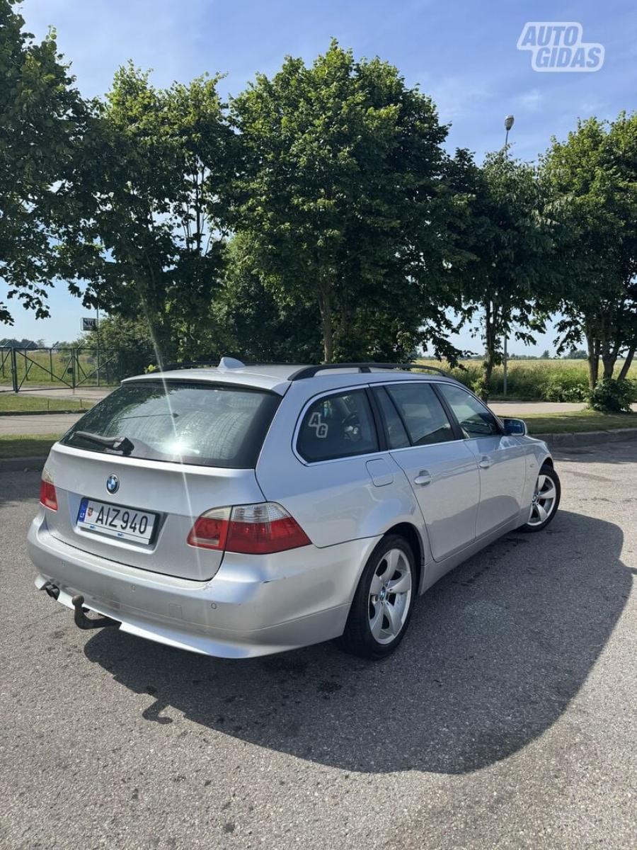 Pelēks BMW 525 2004 Klaipėda, ar dzinēja tilpumu 2.50 L un nobraukumu 280 tūkst. km par 1850 €, foto 5 vietnē AUTOMOTO.COM.LV