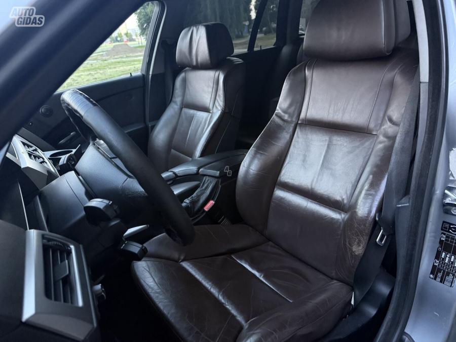 Grey BMW 525 2004 in Kaunas, with an engine capacity of 2.50 L and mileage of 449 thousand km for 2700 €, photo 11 on AUTOMOTO.COM.LV