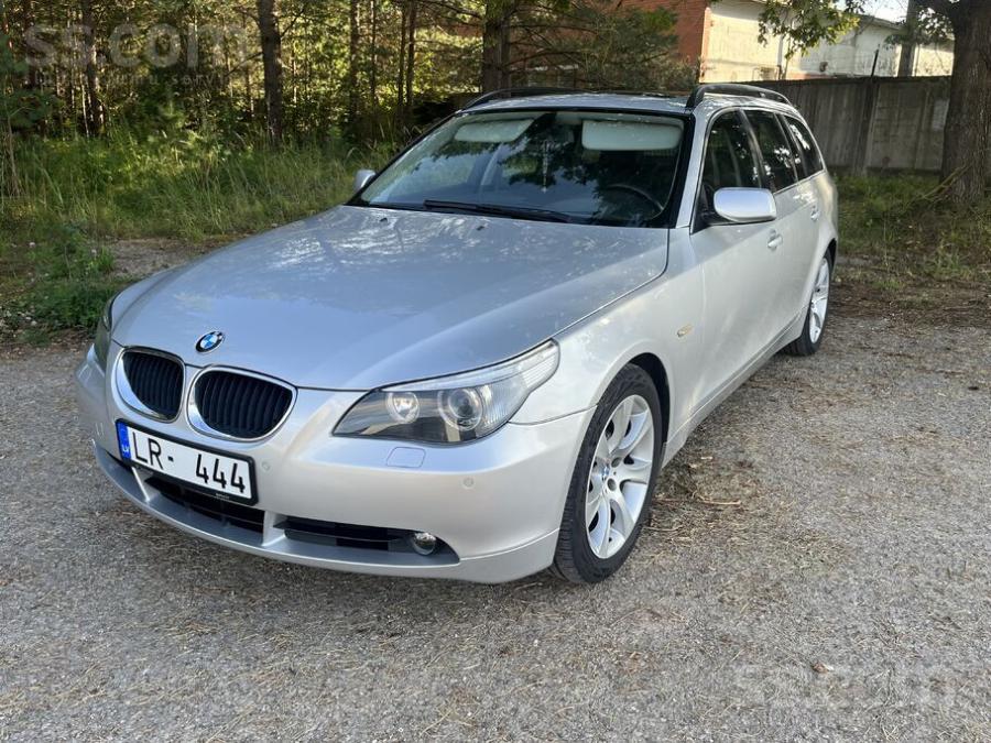 Pelēks BMW 525 2004 Ogre, ar dzinēja tilpumu 2.50 L un nobraukumu 320 tūkst. km par 6150 €, foto 5 vietnē AUTOMOTO.COM.LV