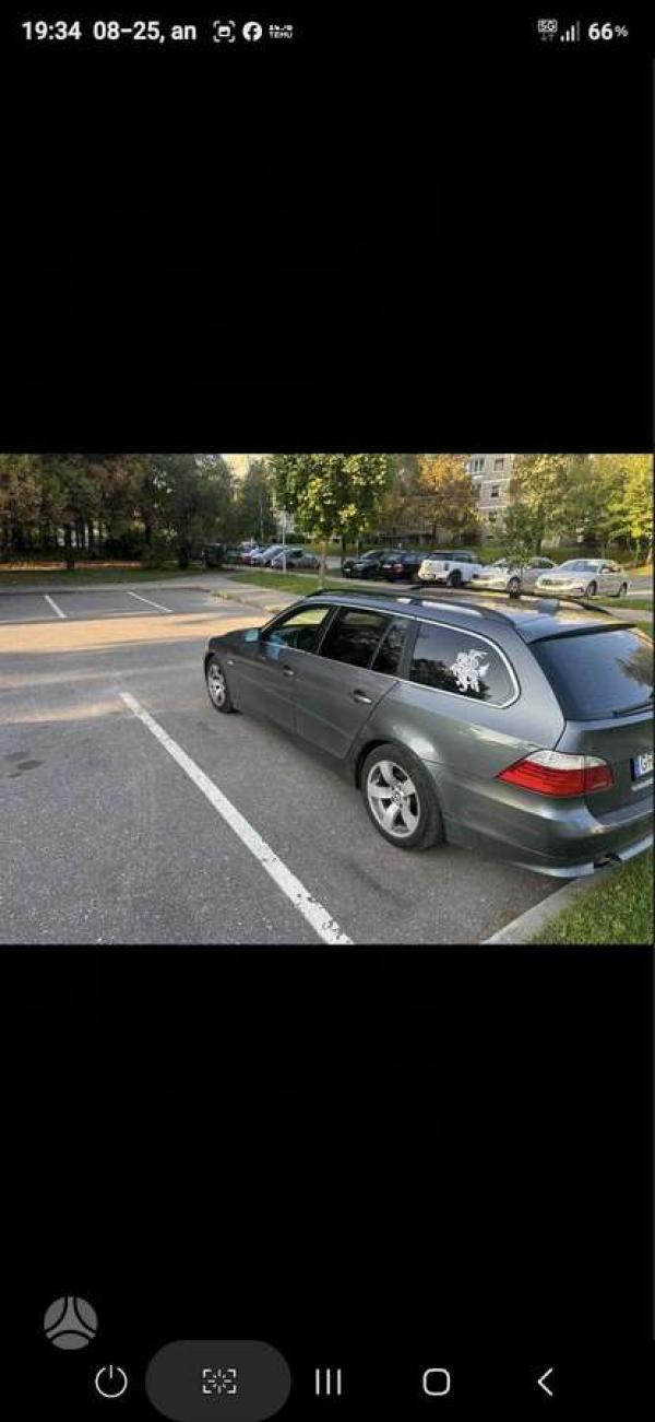 Pelēks BMW 525 2004 Viļņa, ar dzinēja tilpumu 2.50 L un nobraukumu 504 tūkst. km par 2499 €, foto 4 vietnē AUTOMOTO.COM.LV