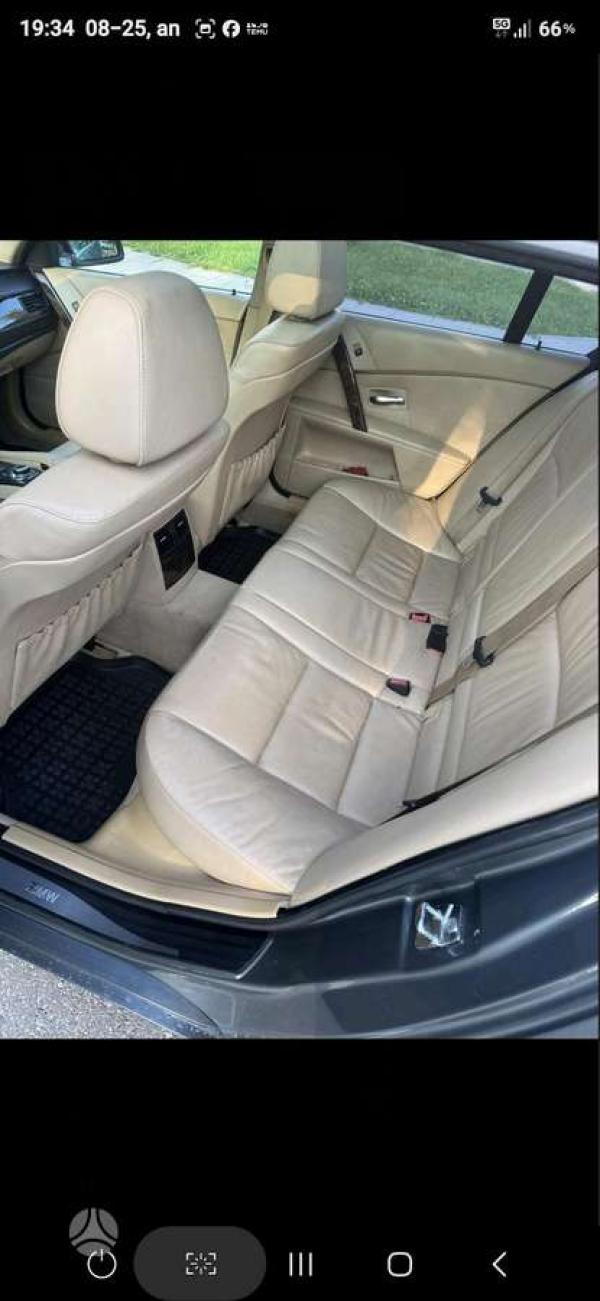 Pelēks BMW 525 2004 Viļņa, ar dzinēja tilpumu 2.50 L un nobraukumu 504 tūkst. km par 2499 €, foto 11 vietnē AUTOMOTO.COM.LV