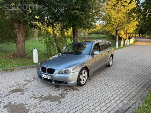 Grey BMW 525 2004 in Riga, with an engine capacity of 2.50 L and mileage of 444 thousand km for 2450 €, photo 1 on AUTOMOTO.COM.LV