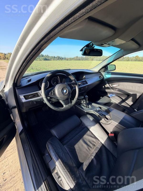Pelēks BMW 525 2004 Daugavpils, ar dzinēja tilpumu 2.50 L un nobraukumu 309 tūkst. km par 3000 €, foto 9 vietnē AUTOMOTO.COM.LV