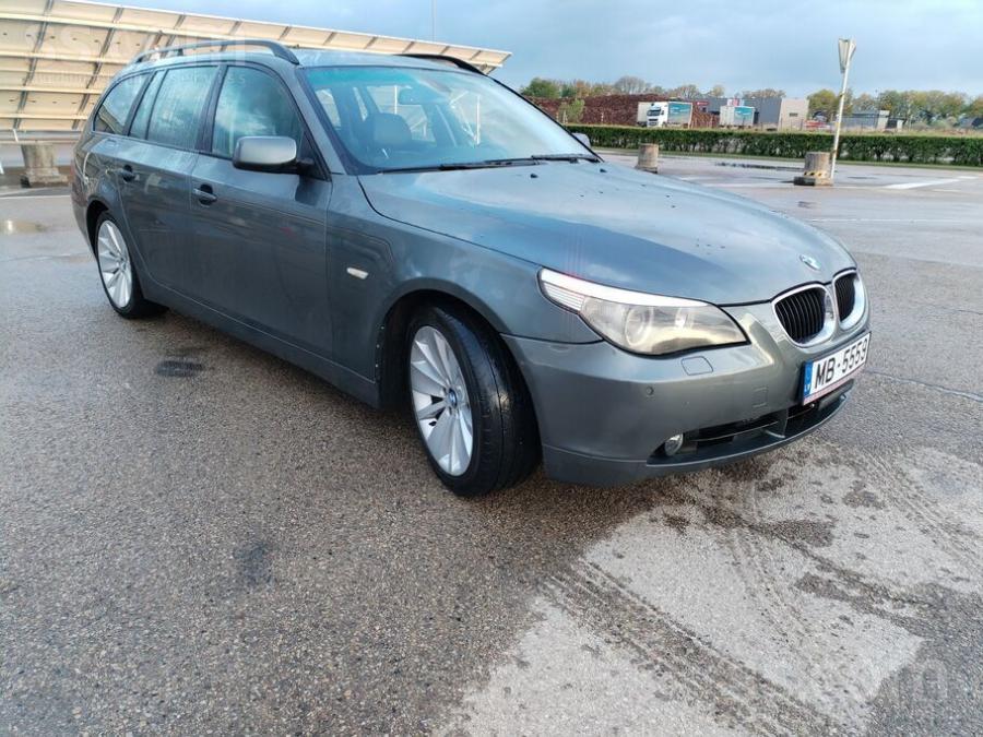 Grey BMW 525 2005 in Jekabpils, with an engine capacity of 2.50 L and mileage of 444 thousand km for 12000 €, photo 2 on AUTOMOTO.COM.LV