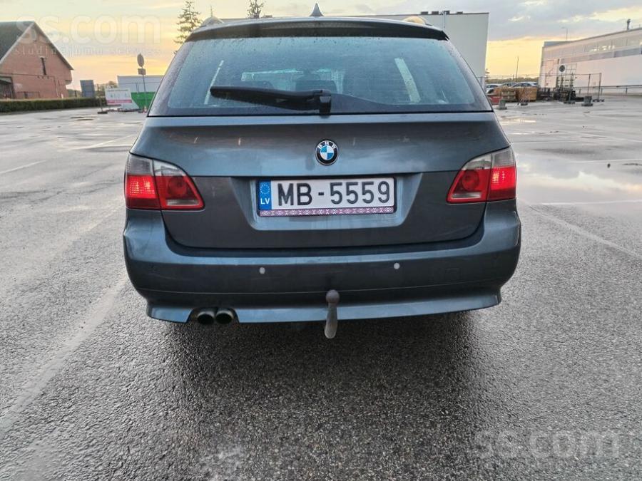 Grey BMW 525 2005 in Jekabpils, with an engine capacity of 2.50 L and mileage of 444 thousand km for 12000 €, photo 6 on AUTOMOTO.COM.LV
