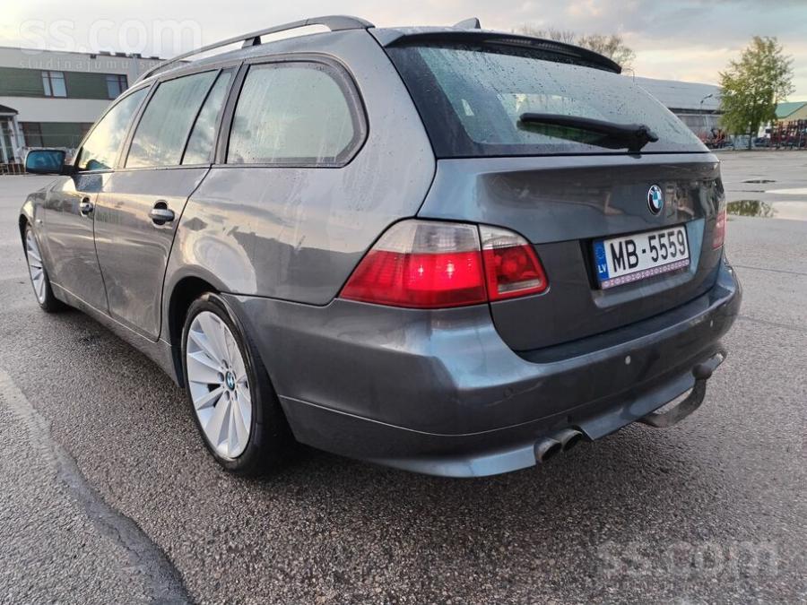 Grey BMW 525 2005 in Jekabpils, with an engine capacity of 2.50 L and mileage of 444 thousand km for 12000 €, photo 7 on AUTOMOTO.COM.LV