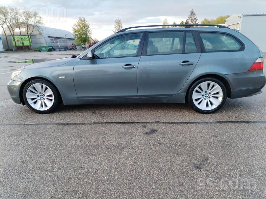 Grey BMW 525 2005 in Jekabpils, with an engine capacity of 2.50 L and mileage of 444 thousand km for 12000 €, photo 8 on AUTOMOTO.COM.LV
