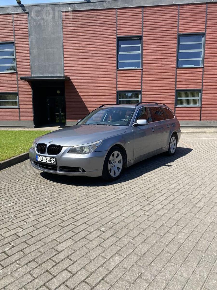 Pelēks BMW 525 2005 Kuldīga, ar dzinēja tilpumu 2.50 L un nobraukumu 398 tūkst. km par 3000 €, foto 1 vietnē AUTOMOTO.COM.LV