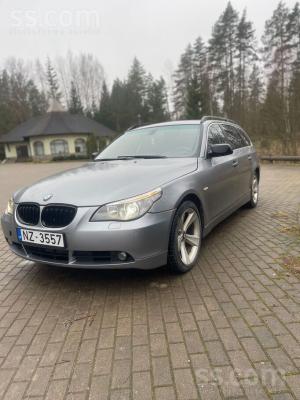 Grey BMW 525 2005 in Dobele, with an engine capacity of 2.50 L and mileage of 415 thousand km for 3500 €, photo 2 on AUTOMOTO.COM.LV