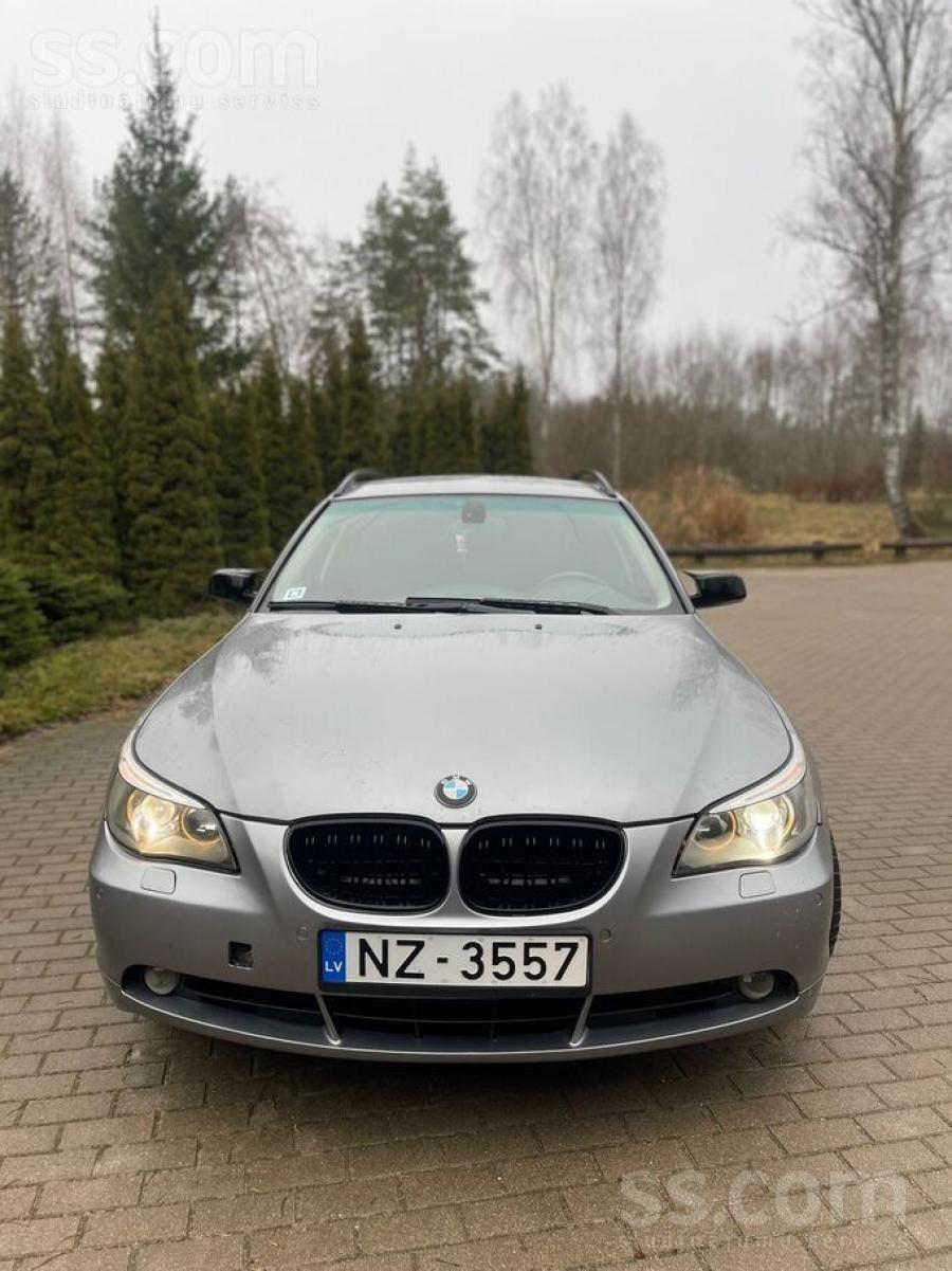Grey BMW 525 2005 in Dobele, with an engine capacity of 2.50 L and mileage of 415 thousand km for 3500 €, photo 4 on AUTOMOTO.COM.LV