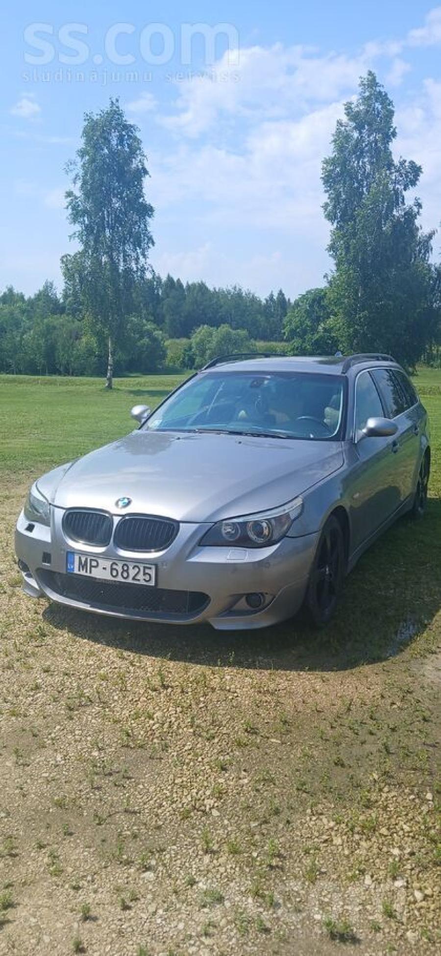 Pelēks BMW 525 2005 Rēzekne, ar dzinēja tilpumu 2.50 L un nobraukumu 355 tūkst. km par 2550 €, foto 1 vietnē AUTOMOTO.COM.LV