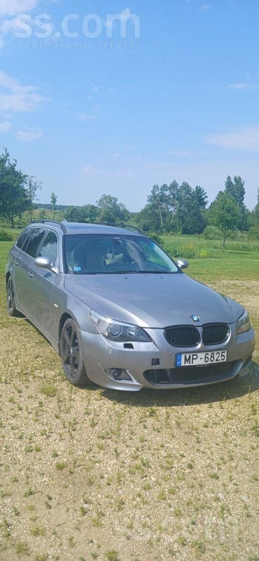 Pelēks BMW 525 2005 Rēzekne, ar dzinēja tilpumu 2.50 L un nobraukumu 355 tūkst. km par 2550 €, foto 2 vietnē AUTOMOTO.COM.LV