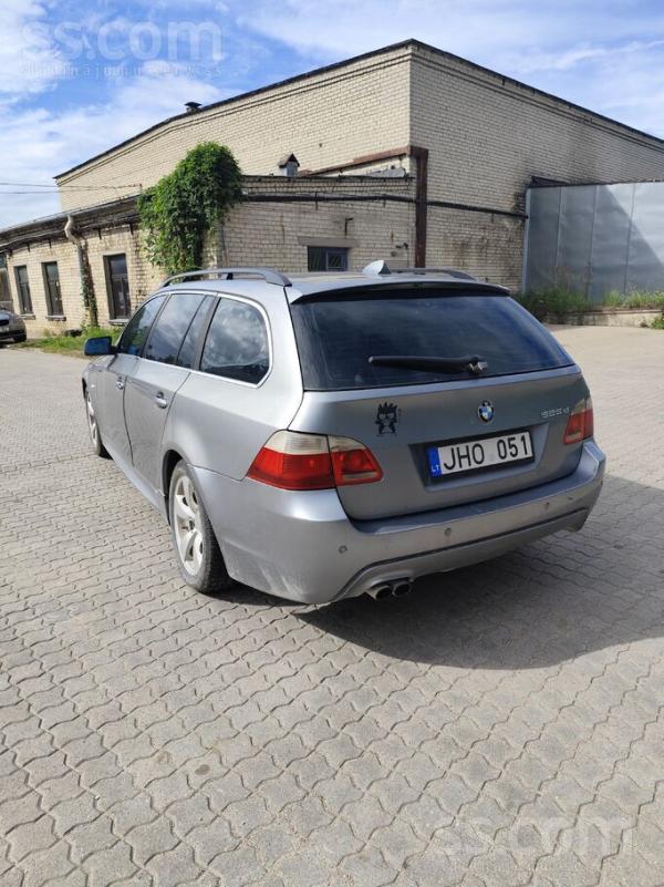 Grey BMW 525 2005 in Ventspils, with an engine capacity of 2.50 L and mileage of 369 thousand km for 1600 €, photo 5 on AUTOMOTO.COM.LV