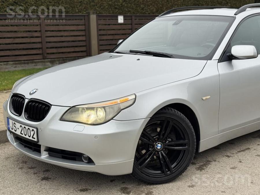 Grey BMW 525 2005 in Jelgava, with an engine capacity of 2.50 L and mileage of 346 thousand km for 3800 €, photo 1 on AUTOMOTO.COM.LV