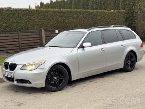 Grey BMW 525 2005 in Jelgava, with an engine capacity of 2.50 L and mileage of 346 thousand km for 3800 €, photo 3 on AUTOMOTO.COM.LV