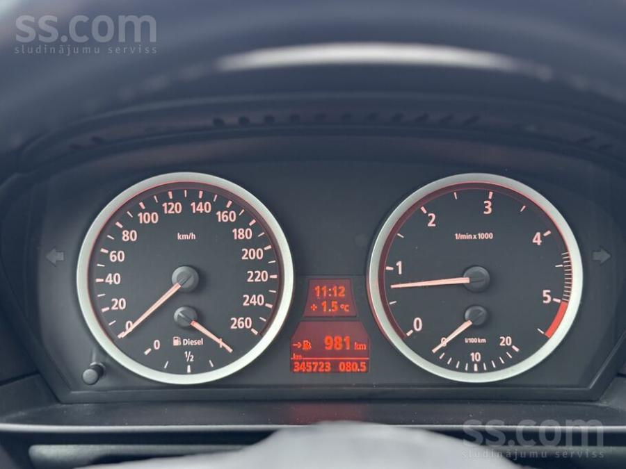 Grey BMW 525 2005 in Jelgava, with an engine capacity of 2.50 L and mileage of 346 thousand km for 3800 €, photo 18 on AUTOMOTO.COM.LV