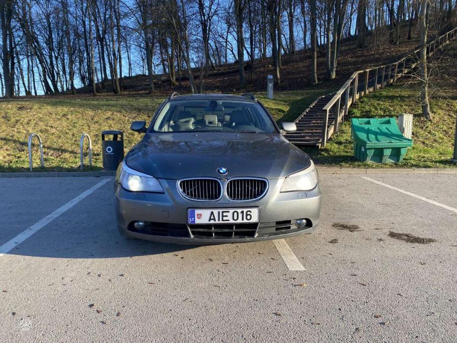 Pelēks BMW 525 2005 Kauņa, ar dzinēja tilpumu 2.50 L un nobraukumu 381 tūkst. km par 1499 €, foto 3 vietnē AUTOMOTO.COM.LV