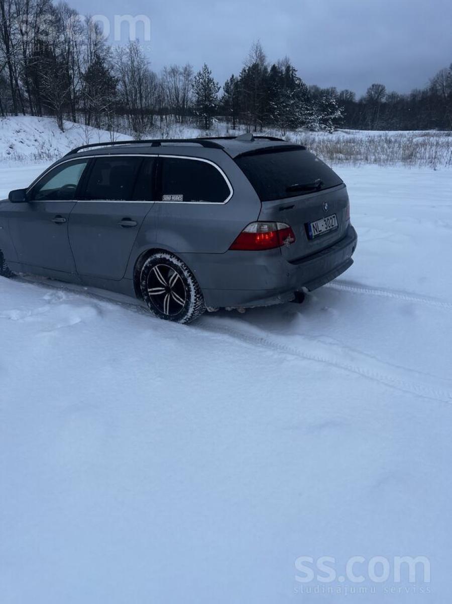 Pelēks BMW 525 2005 Rēzekne, ar dzinēja tilpumu 2.50 L un nobraukumu 0 tūkst. km par 2150 €, foto 2 vietnē AUTOMOTO.COM.LV