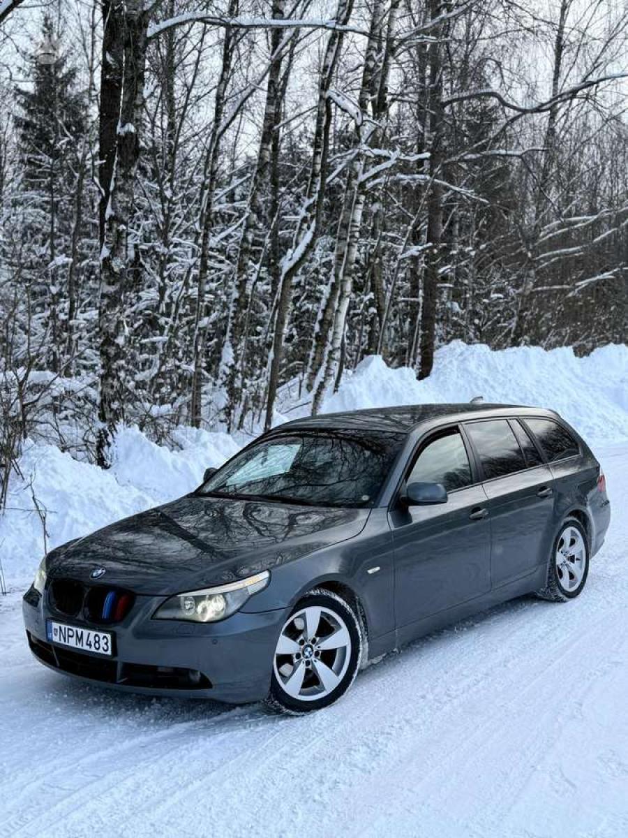 Pelēks BMW 525 2005 Viļņa, ar dzinēja tilpumu 2.50 L un nobraukumu 370 tūkst. km par 2000 €, foto 2 vietnē AUTOMOTO.COM.LV