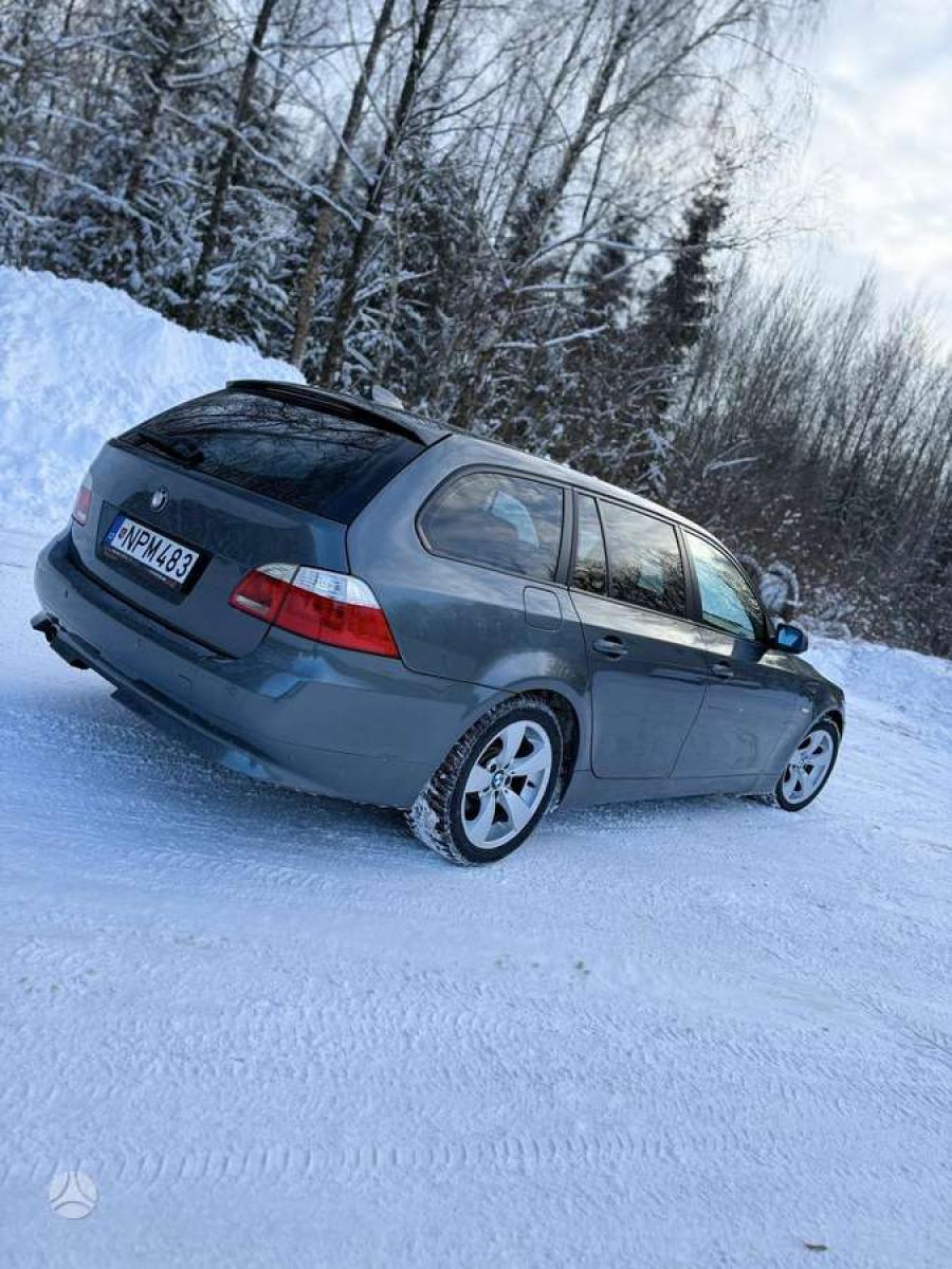 Pelēks BMW 525 2005 Viļņa, ar dzinēja tilpumu 2.50 L un nobraukumu 370 tūkst. km par 2000 €, foto 6 vietnē AUTOMOTO.COM.LV