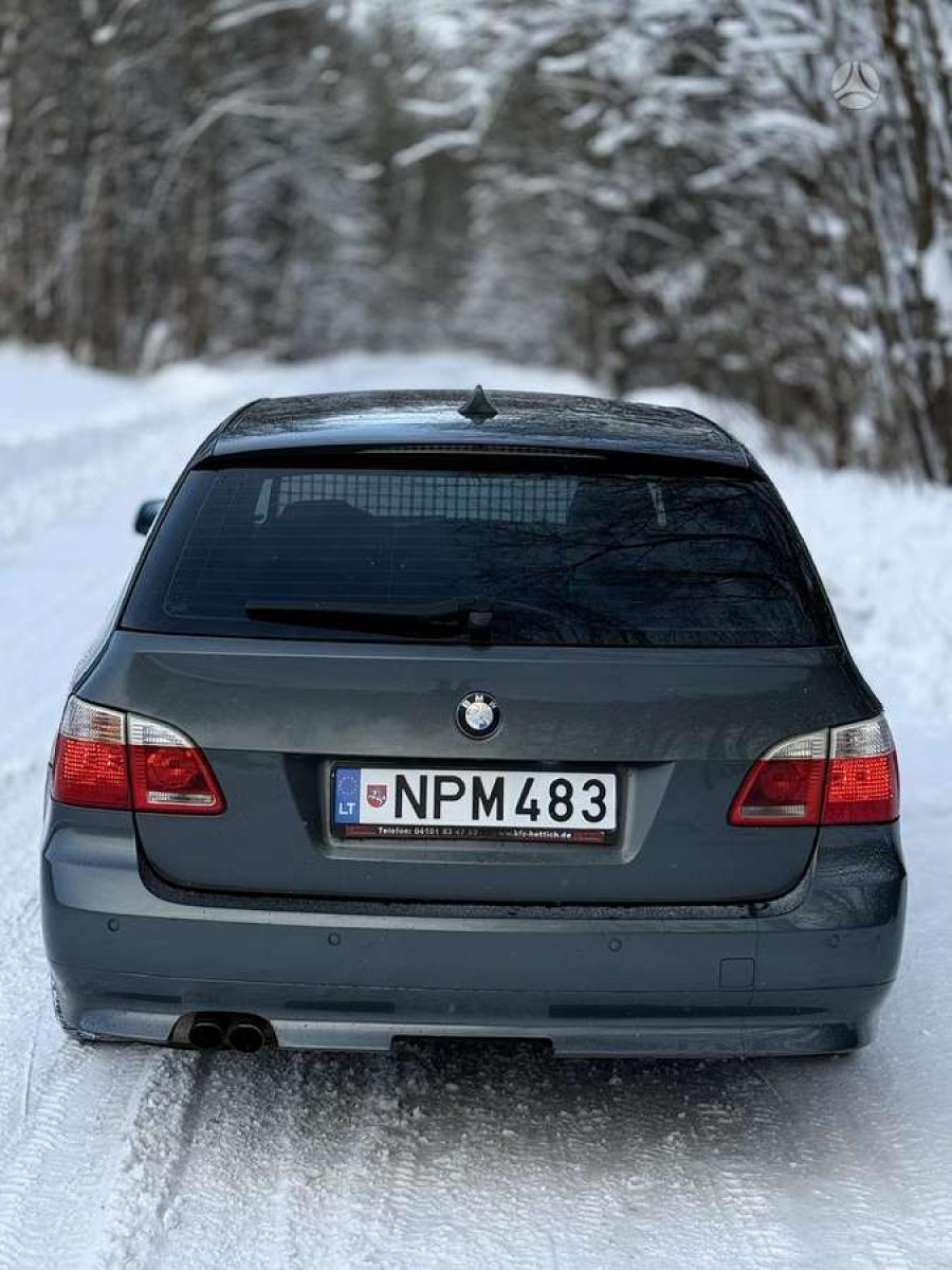 Pelēks BMW 525 2005 Viļņa, ar dzinēja tilpumu 2.50 L un nobraukumu 370 tūkst. km par 2000 €, foto 7 vietnē AUTOMOTO.COM.LV
