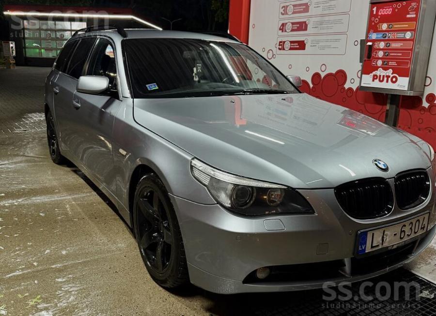 Pelēks BMW 525 2005 Rīga, ar dzinēja tilpumu 2.50 L un nobraukumu 400 tūkst. km par 3900 €, foto 2 vietnē AUTOMOTO.COM.LV