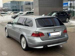 Grey BMW 525 2005 in Vilnius, with an engine capacity of 2.50 L and mileage of 395 thousand km for 1399 €, photo 4 on AUTOMOTO.COM.LV