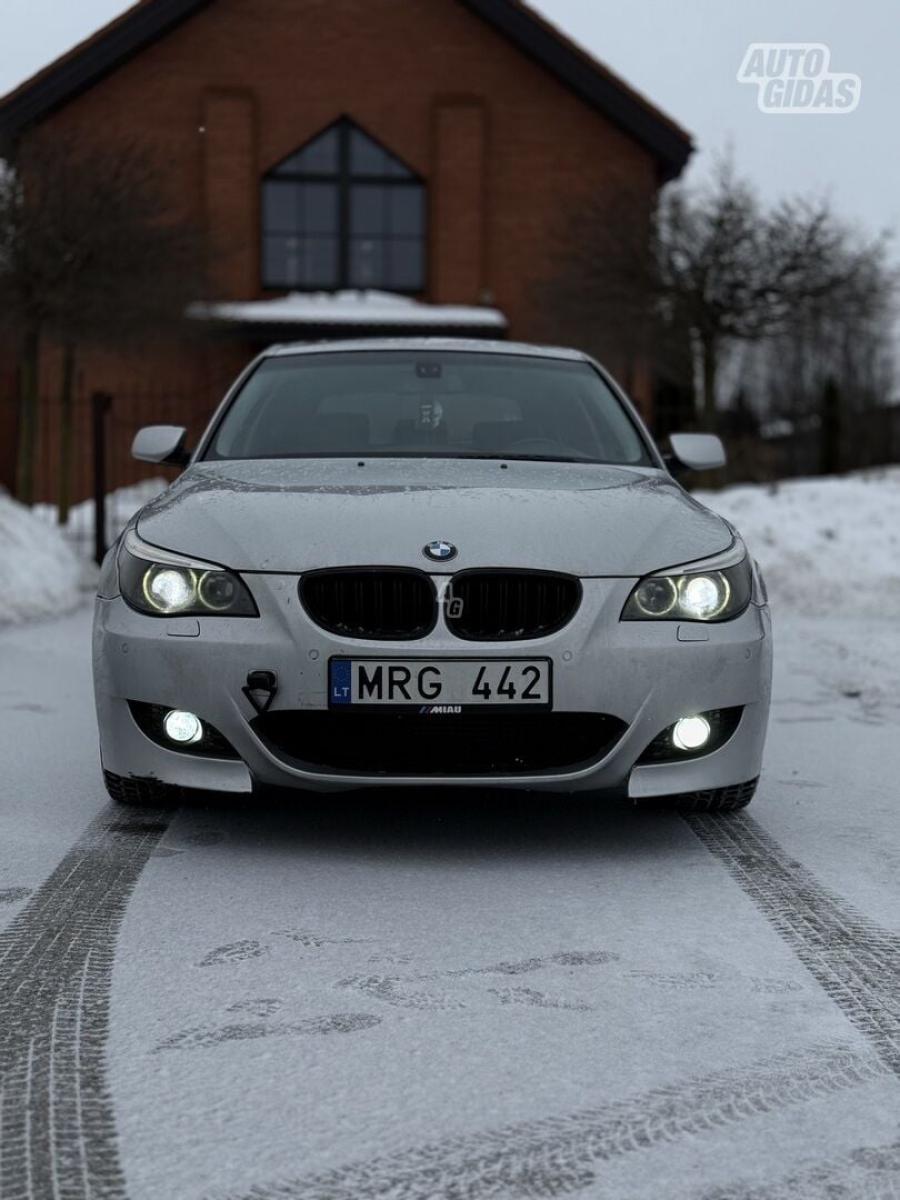 Pelēks BMW 525 2005 Viļņa, ar dzinēja tilpumu 2.50 L un nobraukumu 360 tūkst. km par 3000 €, foto 1 vietnē AUTOMOTO.COM.LV