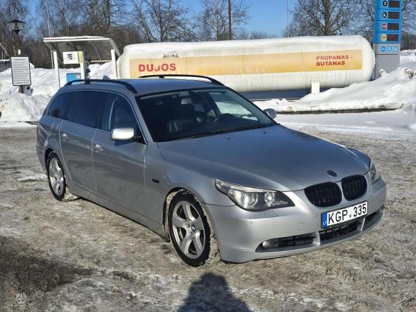 Grey BMW 525 2005 in Siauliai, with an engine capacity of 2.50 L and mileage of 400 thousand km for 2850 €, photo 3 on AUTOMOTO.COM.LV