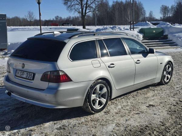 Grey BMW 525 2005 in Siauliai, with an engine capacity of 2.50 L and mileage of 400 thousand km for 2850 €, photo 6 on AUTOMOTO.COM.LV