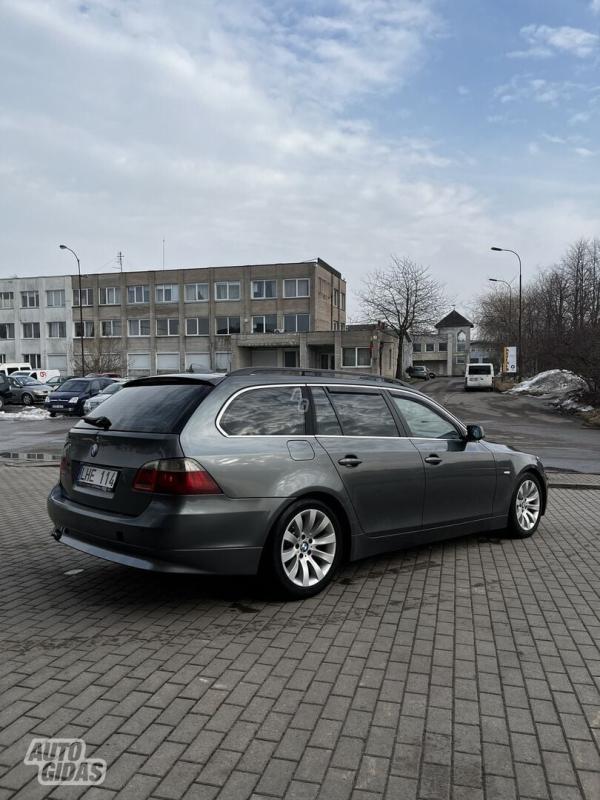 Pelēks BMW 525 2005 Klaipėda, ar dzinēja tilpumu 2.50 L un nobraukumu 395 tūkst. km par 2350 €, foto 4 vietnē AUTOMOTO.COM.LV