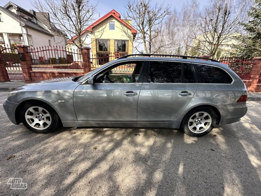 Grey BMW 525 2005 in Vilnius, with an engine capacity of 2.50 L and mileage of 245 thousand km for 2400 €, photo 6 on AUTOMOTO.COM.LV