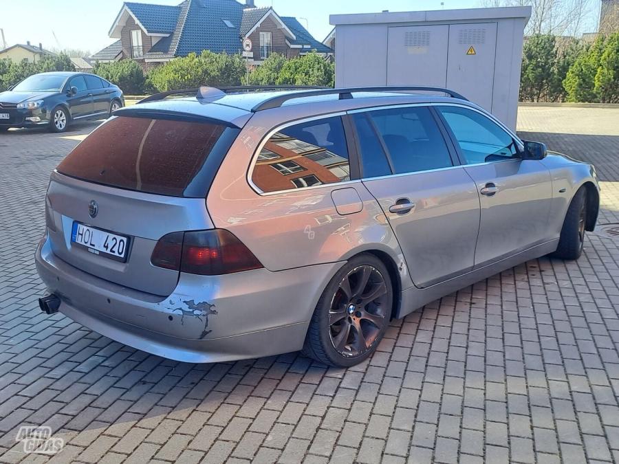 Pelēks BMW 525 2005 Klaipėda, ar dzinēja tilpumu 2.50 L un nobraukumu 333 tūkst. km par 2000 €, foto 4 vietnē AUTOMOTO.COM.LV