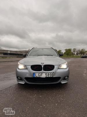 Pelēks BMW 525 2005 Kauņa, ar dzinēja tilpumu 3.00 L un nobraukumu 440 tūkst. km par 2700 €, foto  vietnē AUTOMOTO.COM.LV