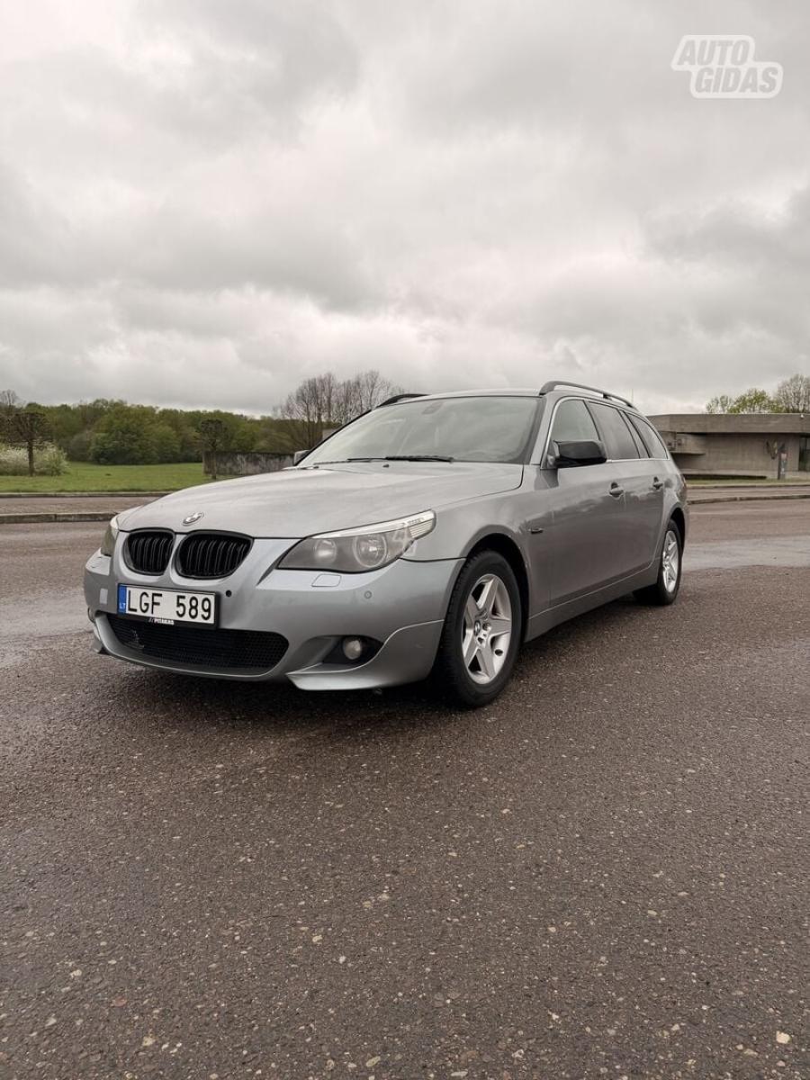 Pelēks BMW 525 2005 Kauņa, ar dzinēja tilpumu 3.00 L un nobraukumu 440 tūkst. km par 2700 €, foto 5 vietnē AUTOMOTO.COM.LV