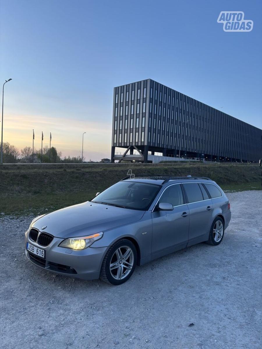 Pelēks BMW 525 2005 Viļņa, ar dzinēja tilpumu 2.50 L un nobraukumu 341 tūkst. km par 3250 €, foto 1 vietnē AUTOMOTO.COM.LV