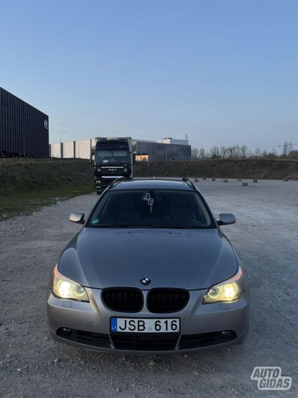 Grey BMW 525 2005 in Vilnius, with an engine capacity of 2.50 L and mileage of 341 thousand km for 3250 €, photo 2 on AUTOMOTO.COM.LV