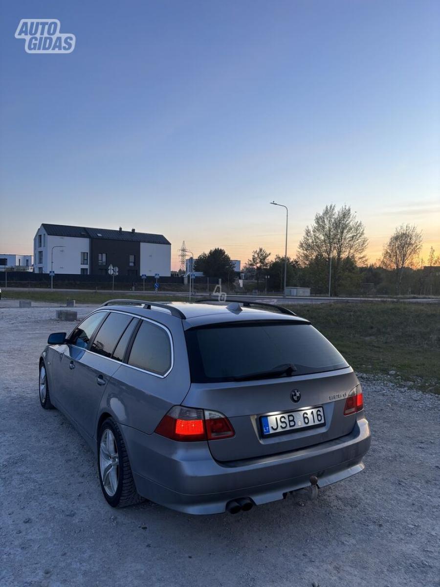 Pelēks BMW 525 2005 Viļņa, ar dzinēja tilpumu 2.50 L un nobraukumu 341 tūkst. km par 3250 €, foto 4 vietnē AUTOMOTO.COM.LV
