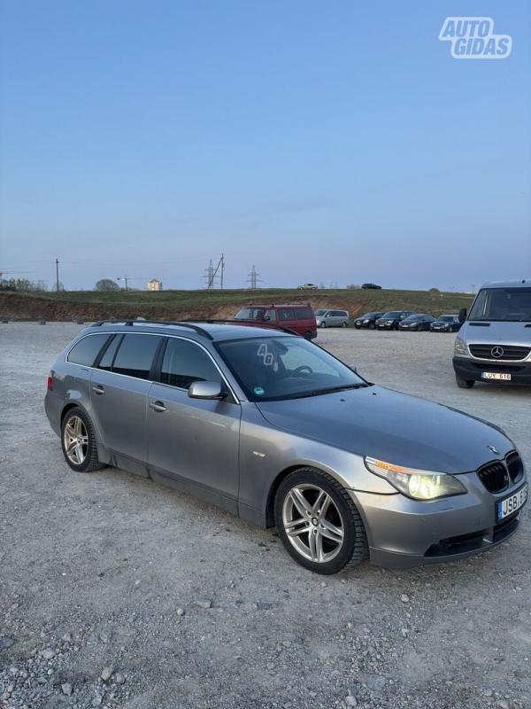 Grey BMW 525 2005 in Vilnius, with an engine capacity of 2.50 L and mileage of 341 thousand km for 3250 €, photo 4 on AUTOMOTO.COM.LV