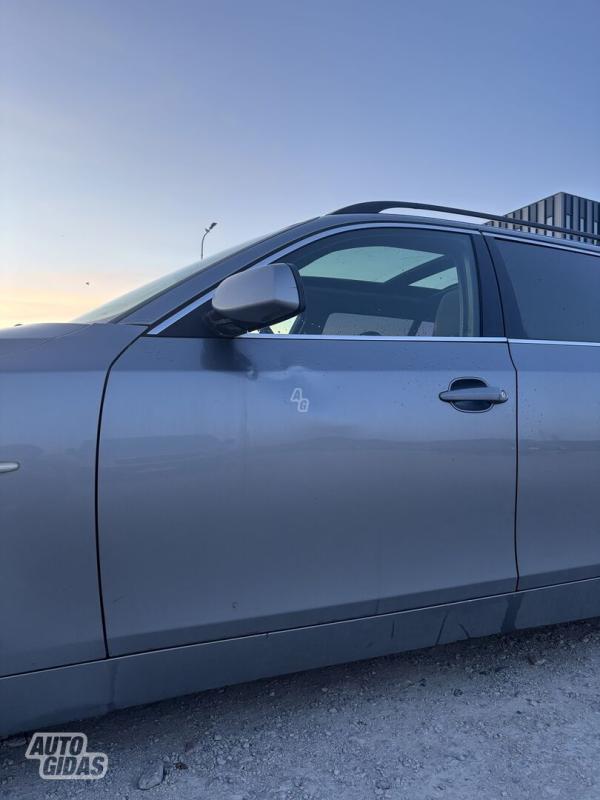 Grey BMW 525 2005 in Vilnius, with an engine capacity of 2.50 L and mileage of 341 thousand km for 3250 €, photo 5 on AUTOMOTO.COM.LV