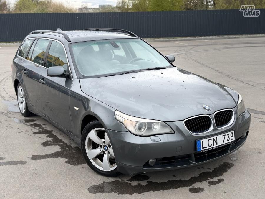Серый БМВ 525 2005 в Каунас, объемом двигателя 2.50 л и пробегом 350 тыс. км за 2450 €, фото 1 на AUTOMOTO.COM.LV
