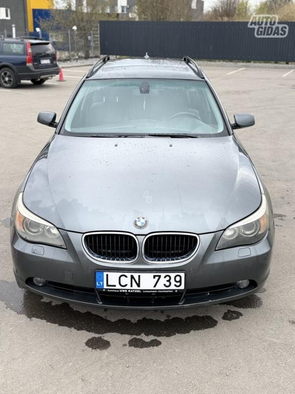 Pelēks BMW 525 2005 Kauņa, ar dzinēja tilpumu 2.50 L un nobraukumu 350 tūkst. km par 2450 €, foto 9 vietnē AUTOMOTO.COM.LV