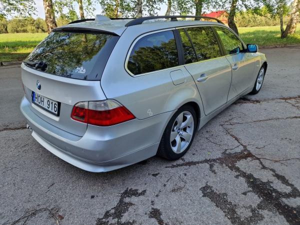 Grey BMW 525 2005 in Panevezys, with an engine capacity of 2.50 L and mileage of 296 thousand km for 3000 €, photo 5 on AUTOMOTO.COM.LV