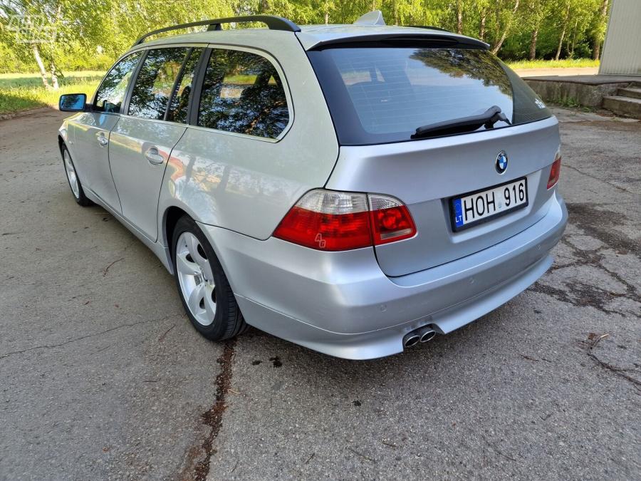 Grey BMW 525 2005 in Panevezys, with an engine capacity of 2.50 L and mileage of 296 thousand km for 3000 €, photo 8 on AUTOMOTO.COM.LV