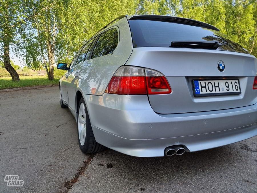 Grey BMW 525 2005 in Panevezys, with an engine capacity of 2.50 L and mileage of 296 thousand km for 3000 €, photo 14 on AUTOMOTO.COM.LV